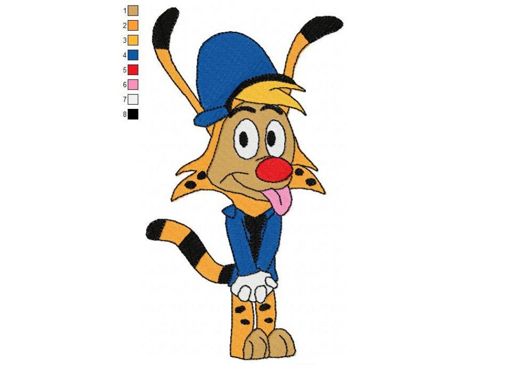 Bonkers 12 Embroidery Design