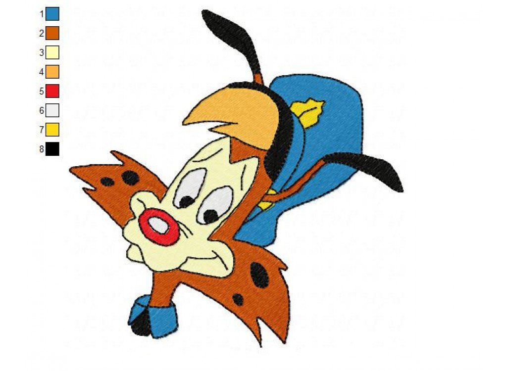 Bonkers 21 Embroidery Design