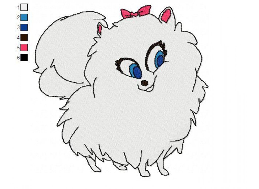 The Secret Life of Pets 06 Embroidery Design